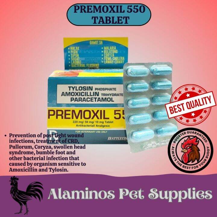 [APS] 10 TABS PREMOXIL 550/ 1 BANIG/GAMOT SA MANOK PANABONG ...