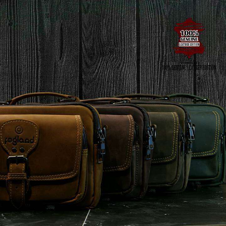 Fogland Tas Kulit Asli Bahan import Crazy Horse (Limited Edition ...