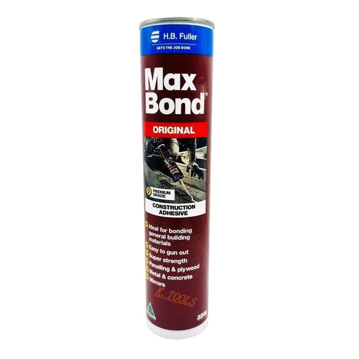 กาวตะปู สูตรแห้งไว MAXBOND จากออสเตรเลีย 320g คุณภาพดี กาวตะปูอย่างดี ...