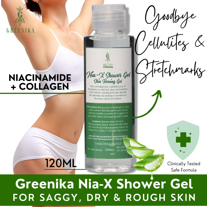 [ Collagen Niacinamide Body Wash ] Greenika Nia X Skin Firming Body