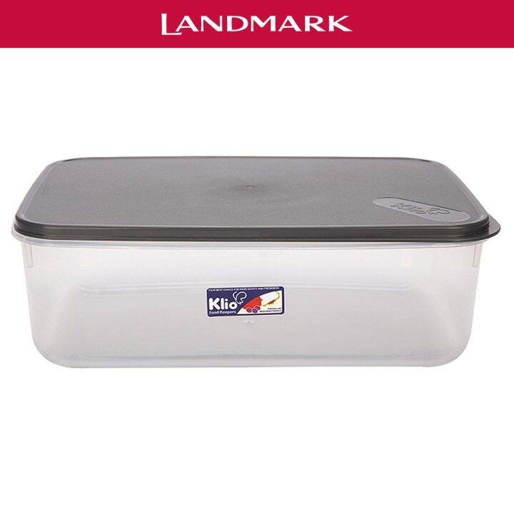 Klio Rectangle Stackable Storage Food Keeper Extra Large - Gray 4 ...