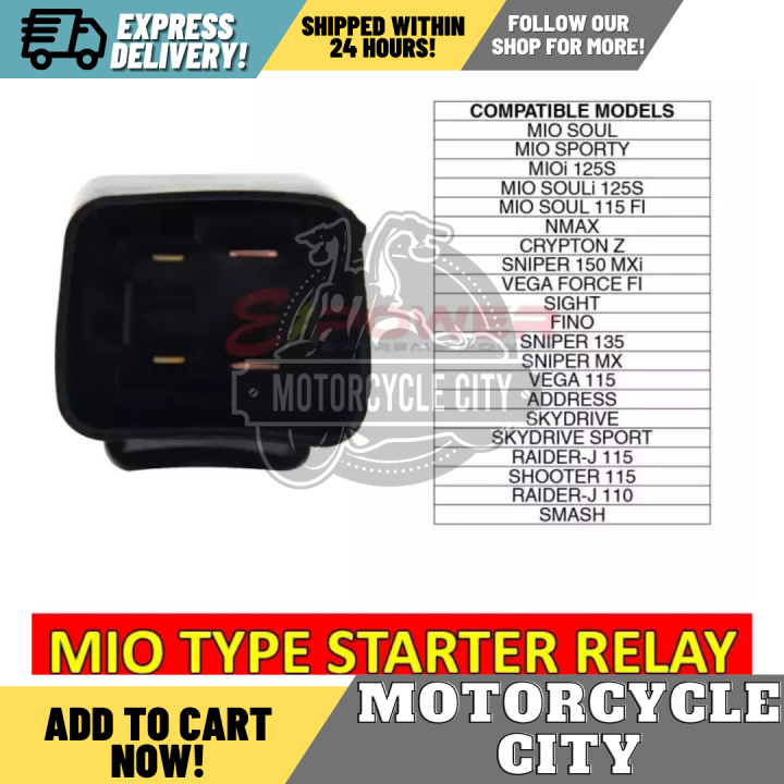 E-Power Mio, NMAX, MIOi 125, Skydrive, Raider-J 110 Stater Relay ...
