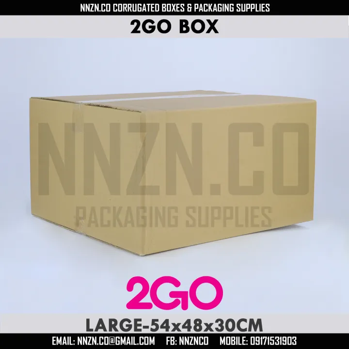 NNZN 2Go Express Size Corrugated Boxes Shipping Box Mailing Box ...