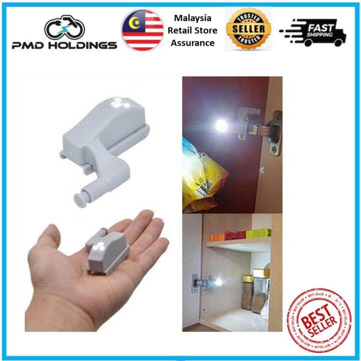 🔥Free Battery🔥 Led Closet Light Sensor Indoor Hinge Lamp /Cabinet hinge ...