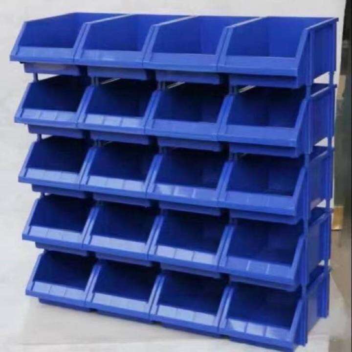 SMALL MEDIUM LARGE STACKABLE BIN BOXES STORAGE ORGANIZER SUPPLIES TOOLS ...