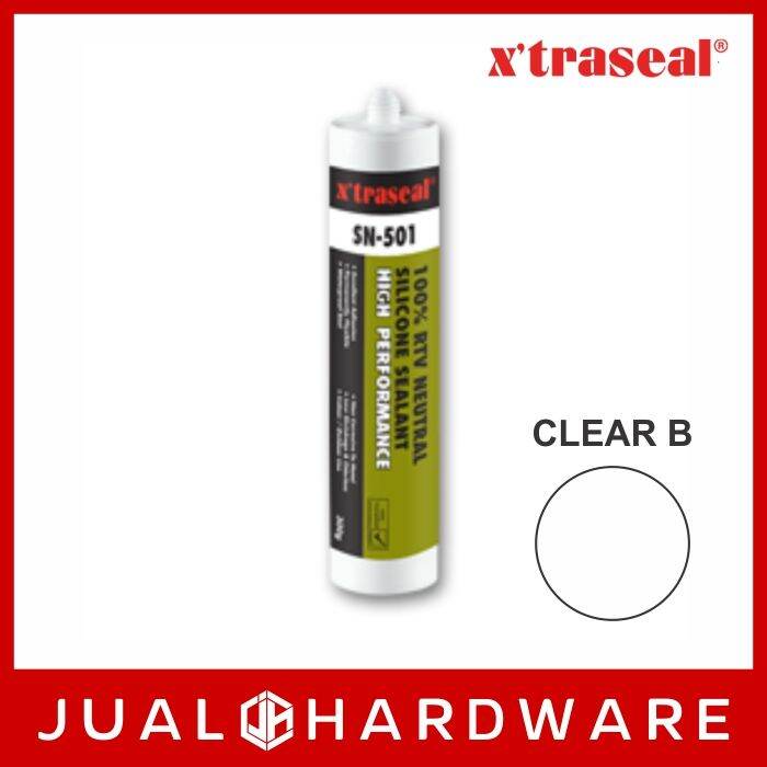 XTRASEAL SN-501 100% RTV Neutral Silicone Sealant 600ml - Clear B | Lazada