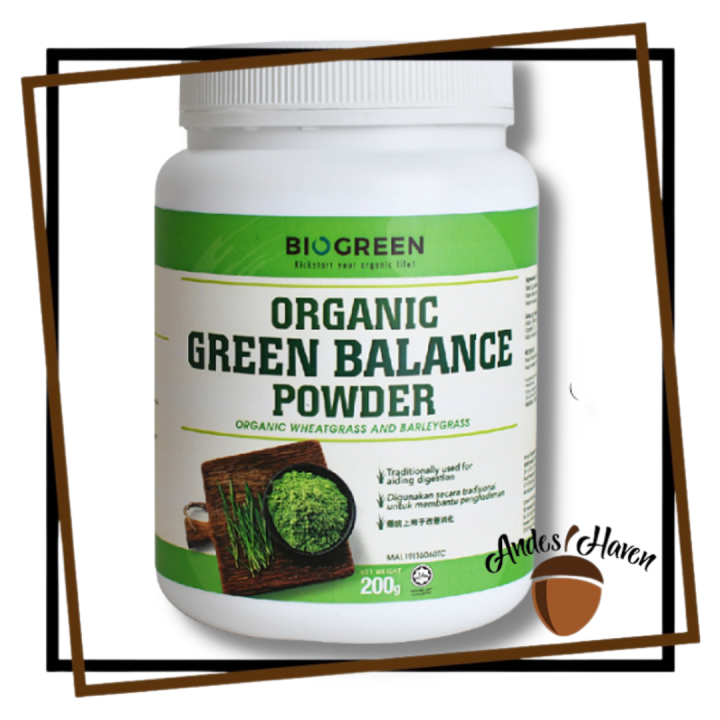 【Biogreen】Organic Green Balance Powder – 200g | Lazada