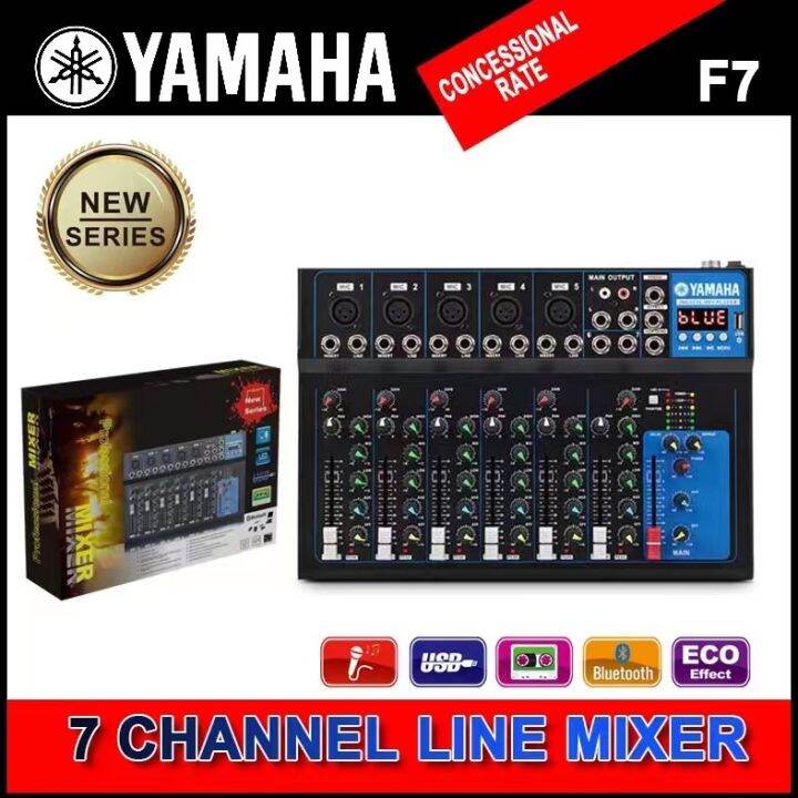 YAMAHA 7 CHANNEL MIXER USB / bluetooth | Lazada PH