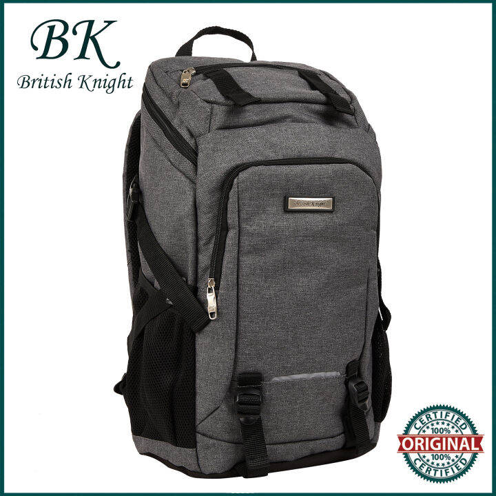 British Knight B21AR010 EDB Backpack Gray For Men and Women | Lazada PH