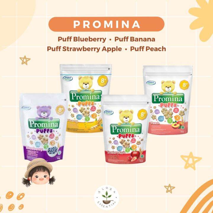 Promina Puff 15gr - Snack Bayi - Makanan MPASI Bayi - Cemilan Anak ...