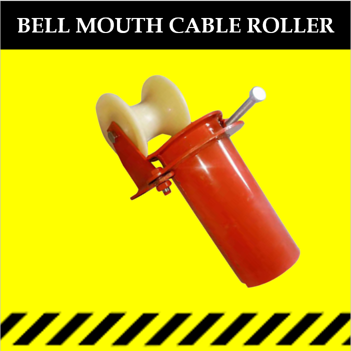 Twin Jean III Bell Mouth Cable Roller Nylon Wheel Guide Roller Ground ...