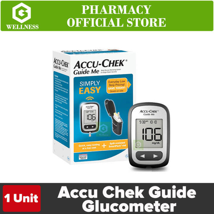 Accu Chek Guide Me Glucometer Blood Glucose Monitor / Test Strip ...