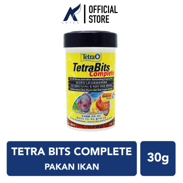 TETRA BITS COMPLETE Pakan-Makanan-Pelet-Pellet Ikan Hias Tropis-Neon ...