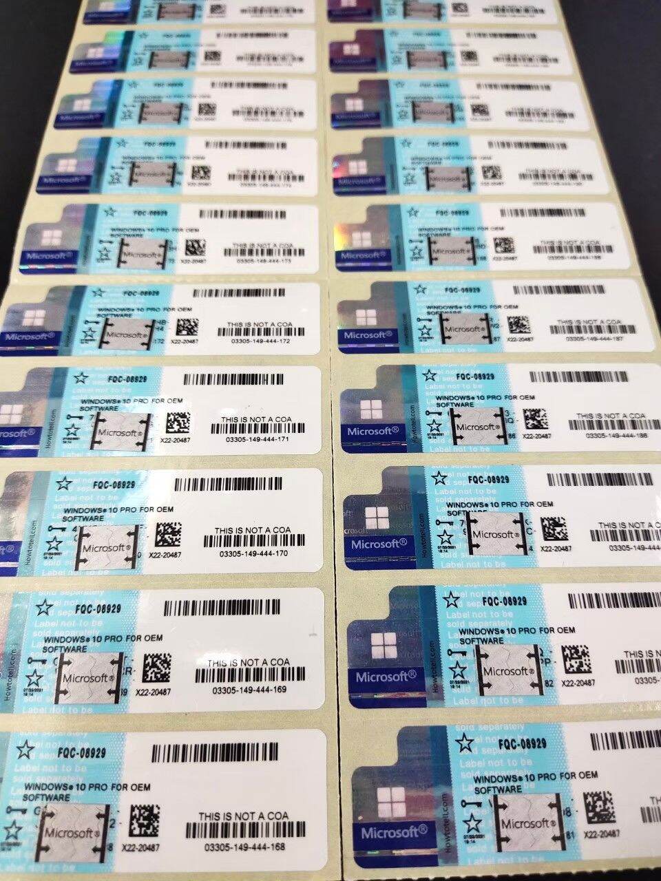 Produck Key Windows10Pro/11Pro OEM พร้อม COA Stickerแท้ | Lazada.co.th