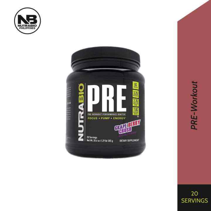 Nutrabio – PRE-Workout Performance Igniter 20 Servings | Lazada PH