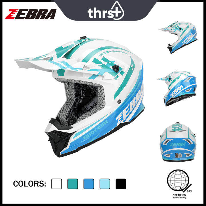 zebra Off-road helmets and Motorcycle full face helmet High quality ...