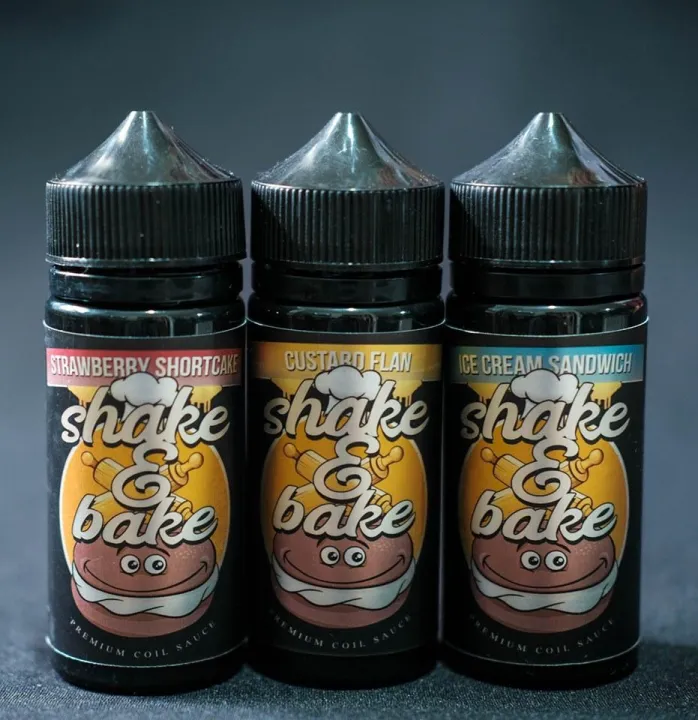 (GP.World) Shake & Bake E-Juice Vape Juice 100ml Shake and Bake Premium ...