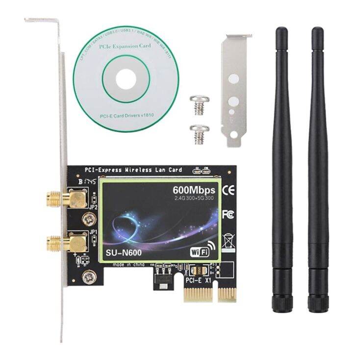 PCI-E Wireless Network Card Wifi Network Card 2.4G/5G Ethernet Adapter ...