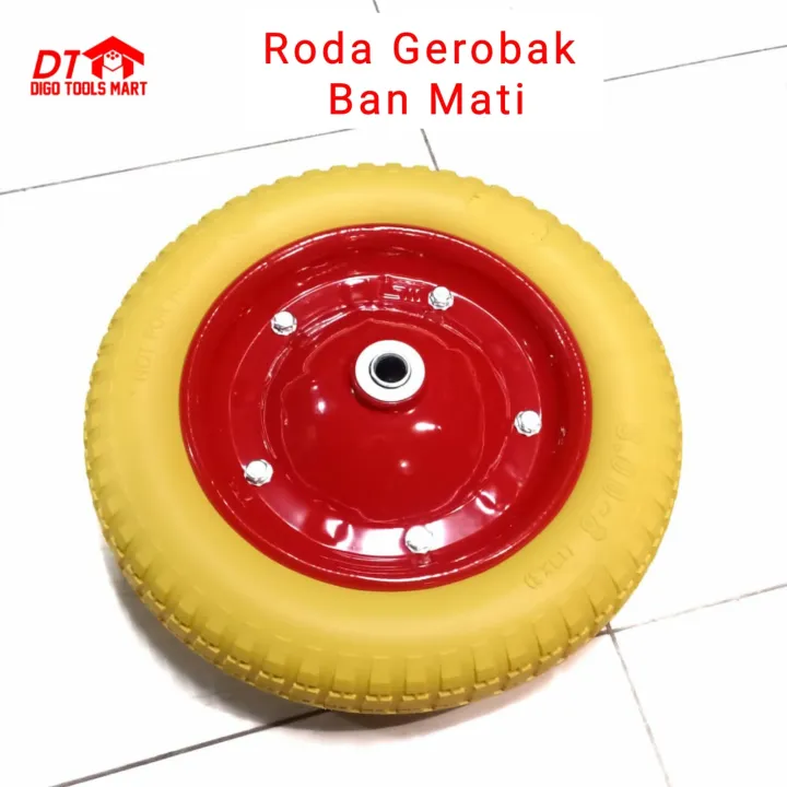 Roda Gerobak Pasir Ban Mati Tanpa Ban Dalam Ban Gerobak Pasir | Lazada ...
