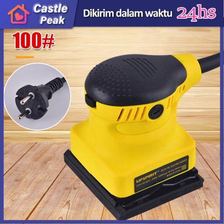 100mm Rumah tangga listrik kayu sander datar, amplas dinding amplas ...