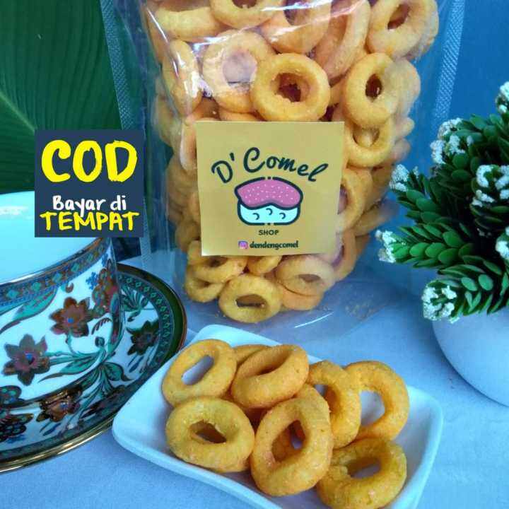 SNACK RING KEJU KRENYES [125gr] jajanan camilan kiloan kue makanan ...