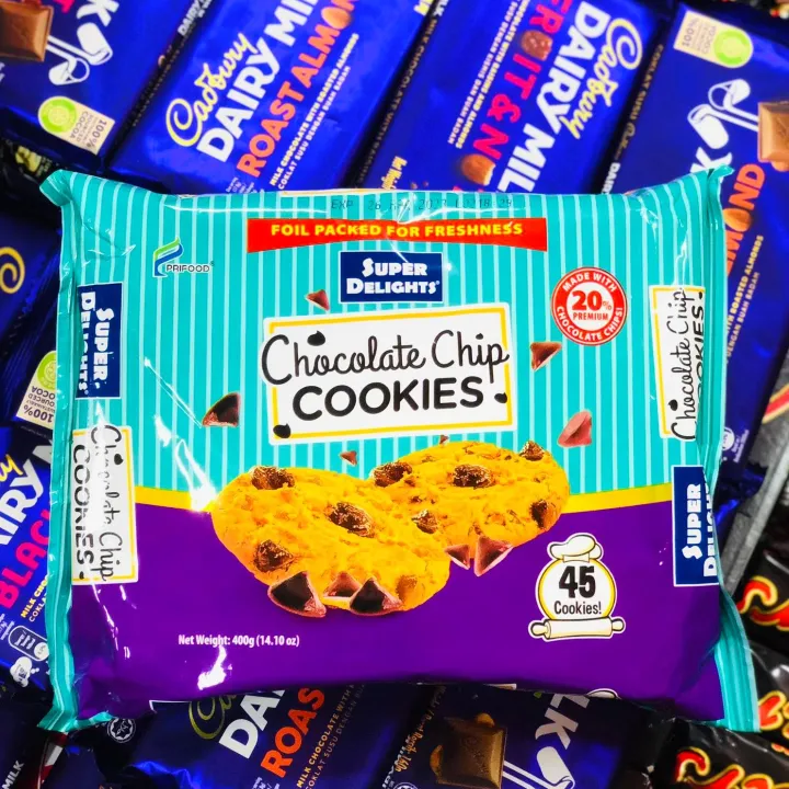 Super Delights Chocolate Chip Cookies 400g | Lazada PH