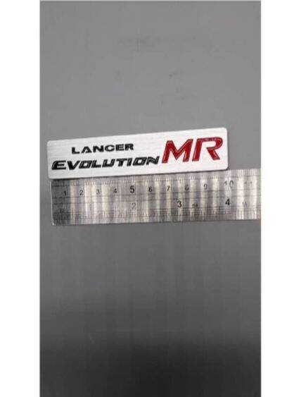 Mitsubishi Lancer mr evolution mr emblem logo steel | Lazada