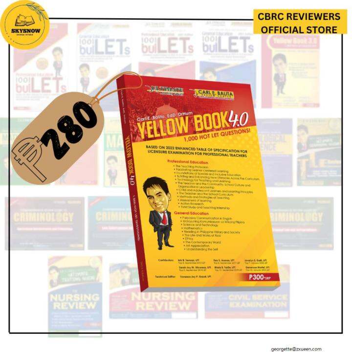 【READY STOCK】 ☚CBRC Yellow Book 4.0 (NEW 2023 edition) LET Reviewer ...