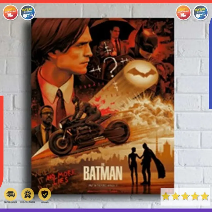 👍 POSTER HIASAN DINDING ARTWORK THE BATMAN LAINNYA HIASAN DINDING RUANG ...
