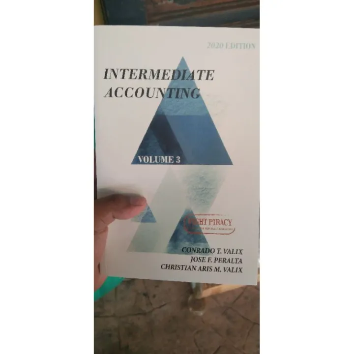 Intermediate Accounting 3 Valix 2020 edition | Lazada PH