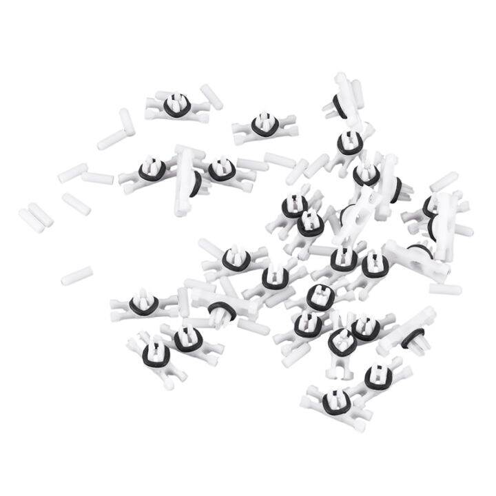 30X Top Roof Rain Gutter Moulding Trim Fastener Clip For BMW E46 ...