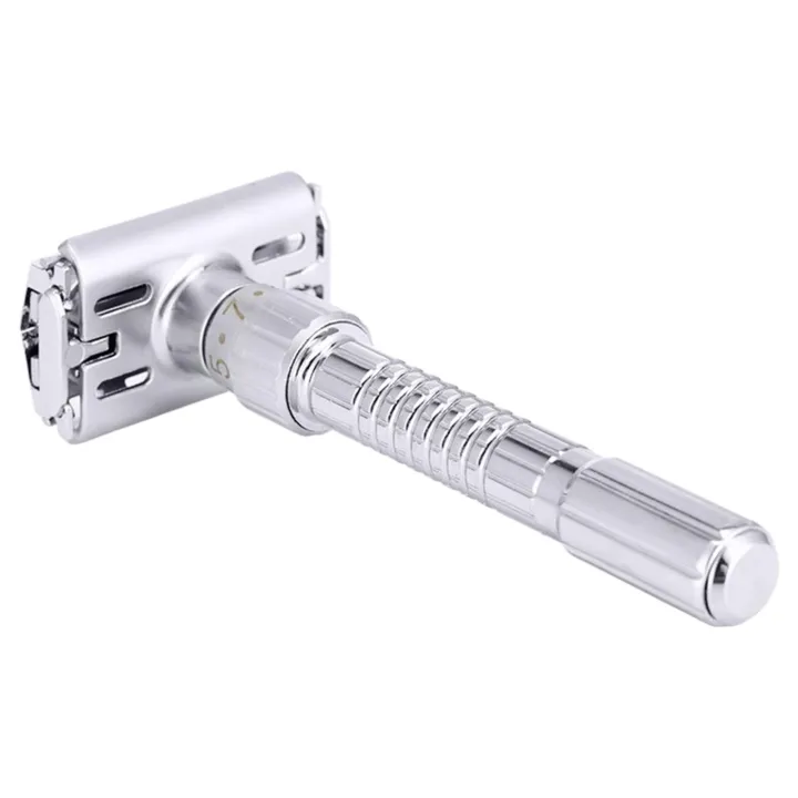 Moon Lighte Manual Double Edge Safety Razor Plated with 5 Blades ...