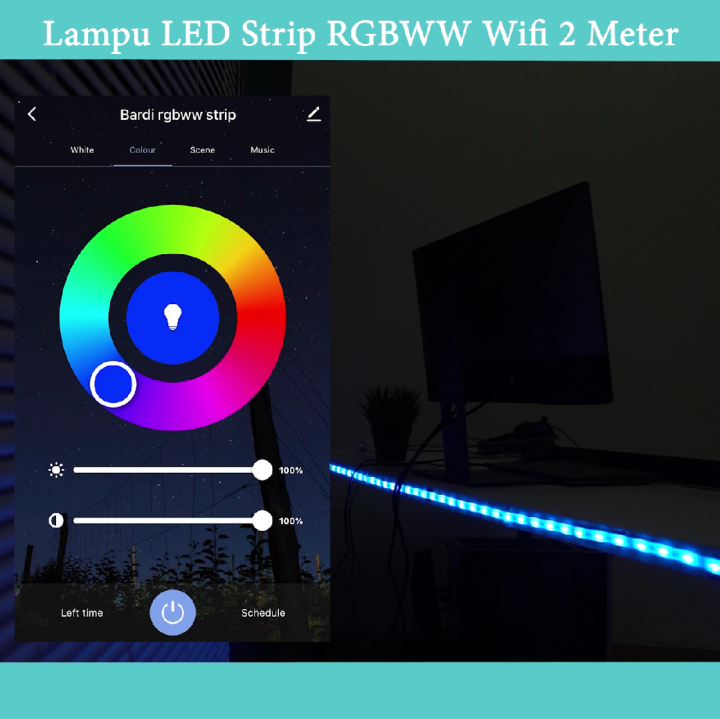 BARDI Smart LED Strip 2 Meter RGBWW | Lazada Indonesia