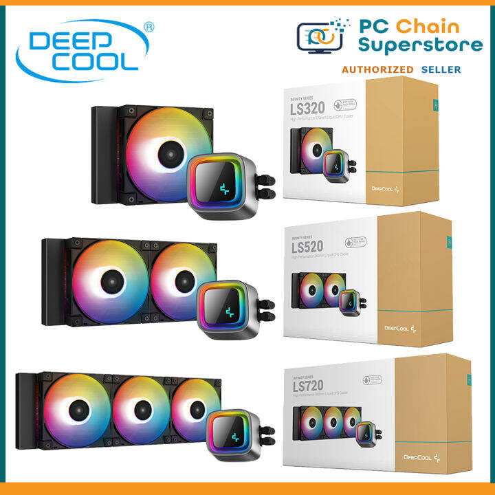 DeepCool LS320 120mm LS520 240mm LS720 360mm AIO Liquid ARGB CPU Cooler ...