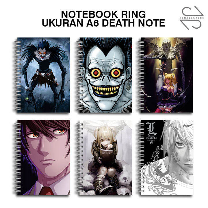 Buku Tulis Catatan buku notebook buku diary Notebook Ring Spiral A6 60 ...