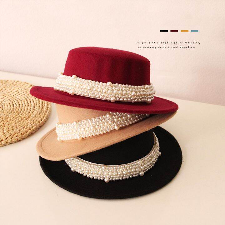 【CW】 FOCUSNORM 8 Colors Children Kids Girls Vintage Bowler Hat Solid ...