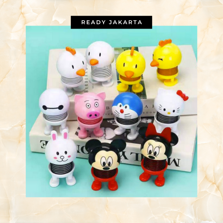 Boneka Emoticon Cartoon Pajangan Dashboard Mobil Lucu / Mainan Mobil ...