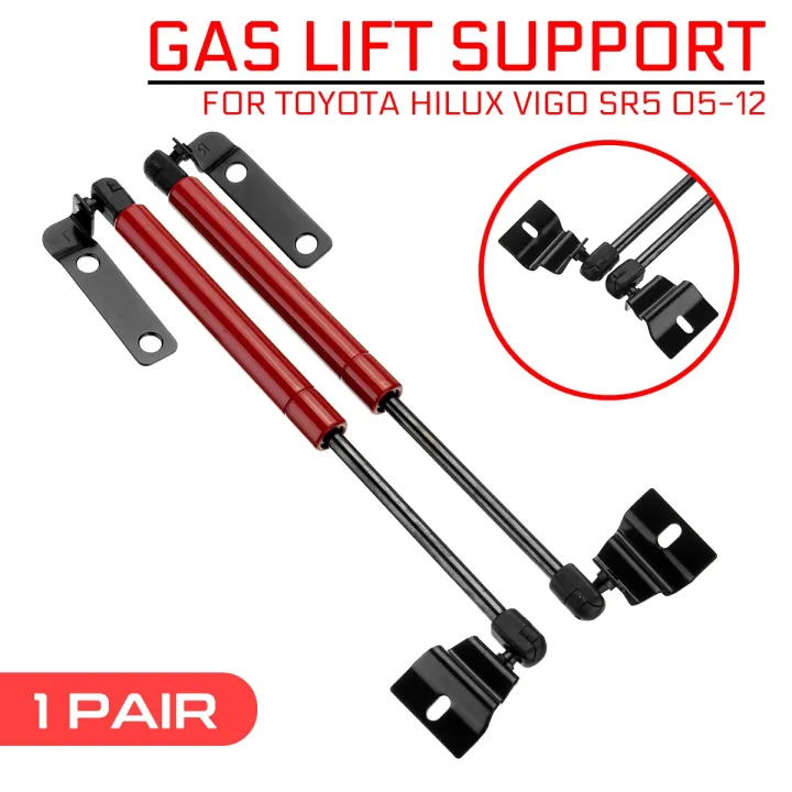 Strut Bars 2pcs Car Front Engine Cover Bonnet Hood Shock Lift Support