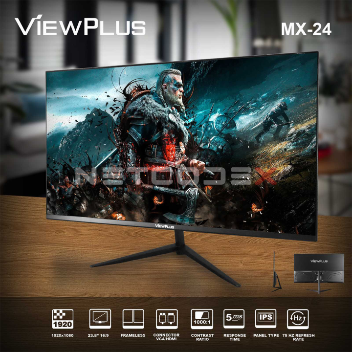 ViewPlus MX-24 IPS 5ms 75hz Full HD 1080p Frameless Monitor | Lazada PH