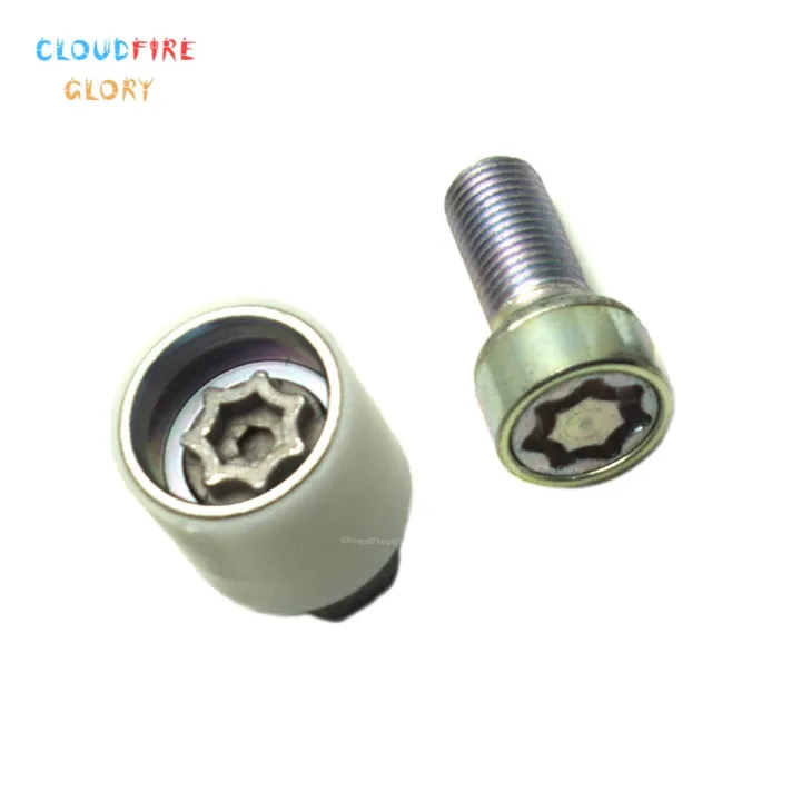 CloudFireGlory 4F0698139C 820 x2 Wheel Lock Anti Theft Screw Lug Bolt ...
