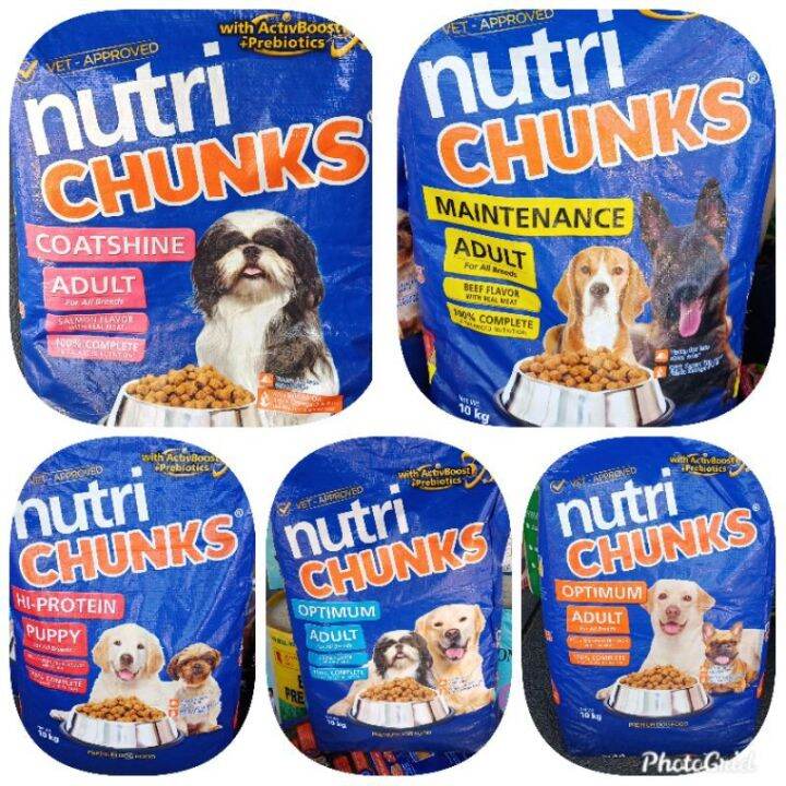puppy boost NutriChunks Dogfood Repacked 1kg. | Lazada PH