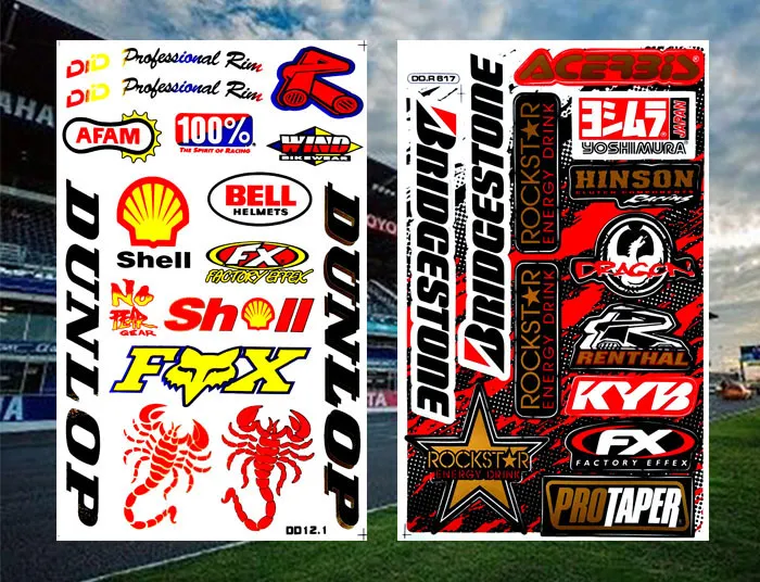 สติกเกอร์ติดรถ Racing Sticker DID สติกเกอร์แต่ง สติกเกอร์ถมอเตอร์ไซค์ ...