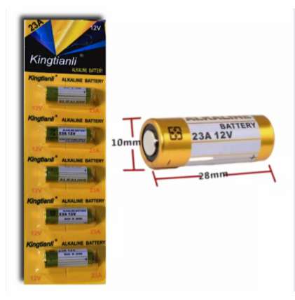 5pcs 12V 23A/ 27A alkaline battery pack for doorbells, car remotes ...