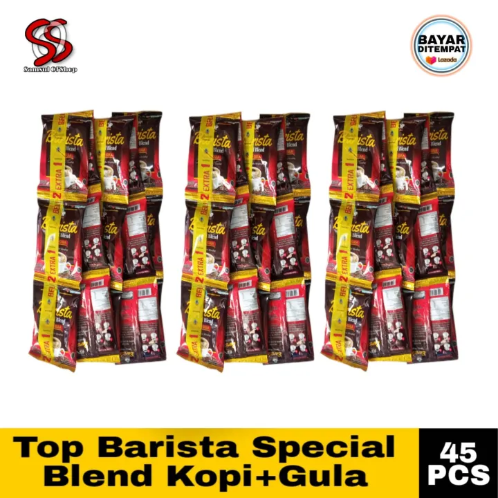 3 Renceng Kopi Top Barista Kopi + Gula Isi 45 Sachet 25g | Lazada Indonesia