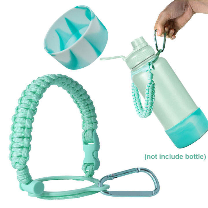 Tumbler Accessories for Aquaflask Silicone Boot with Paracord Handle ...