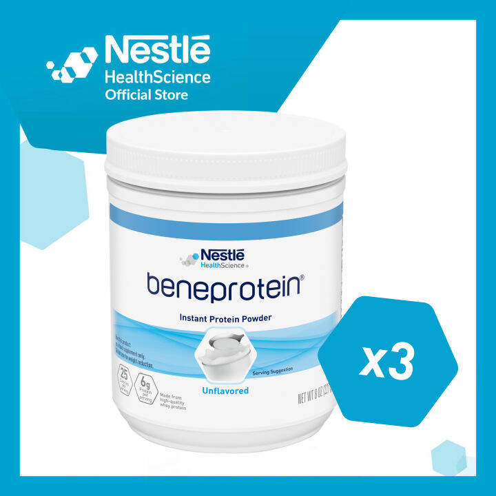 Nestle Resource Beneprotein Powder 3x227g | Lazada Singapore