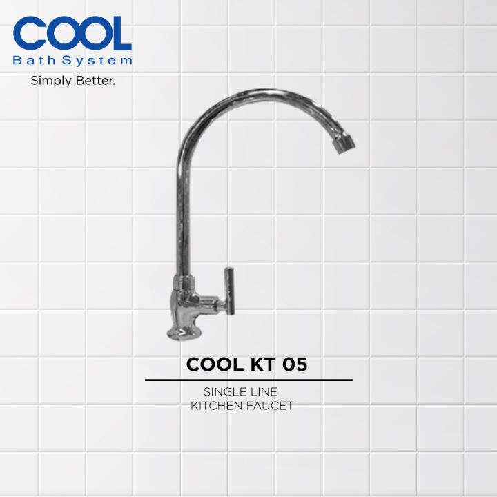 COOL KT05 SINGLE LINE LEVER TYPE SINK FAUCET | Lazada PH