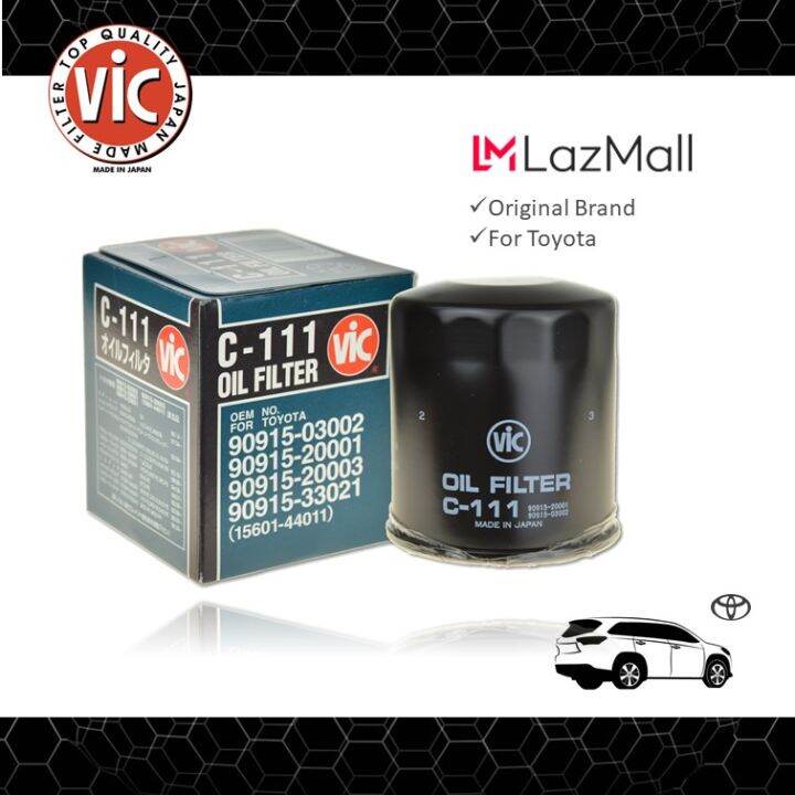 Vic C-111 Oil Filter for Toyota | Lazada PH