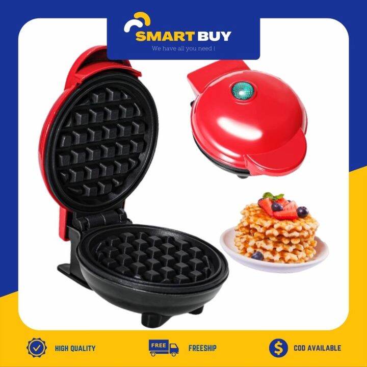 MINI Electric Waffle Maker Bubble Egg Cake Oven Breakfast Waffle ...