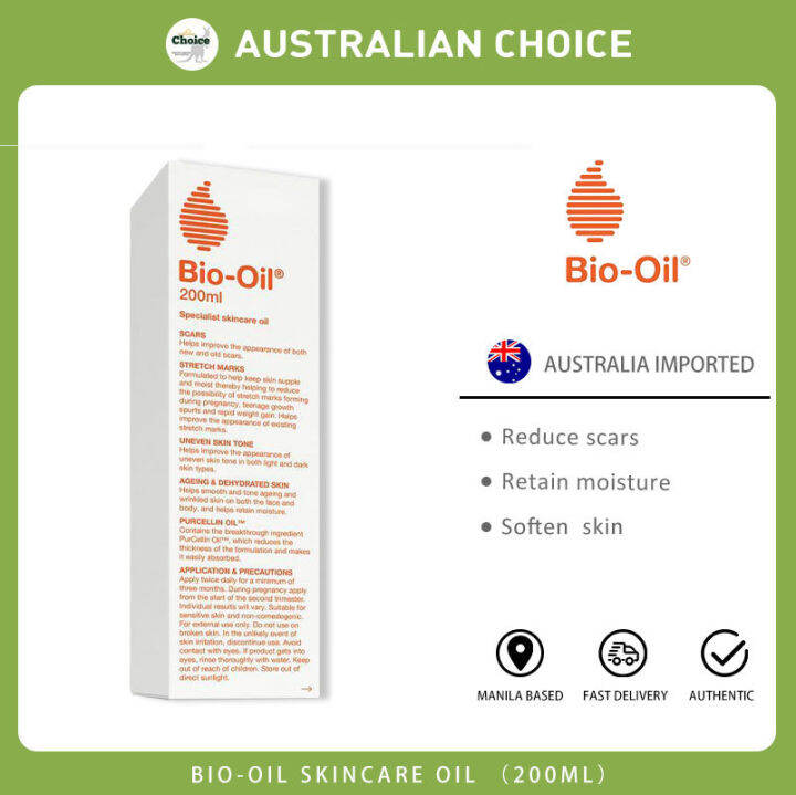 Bio-Oil Skincare Scar Stretch Mark Treatment Oil 200ml. Australia ...